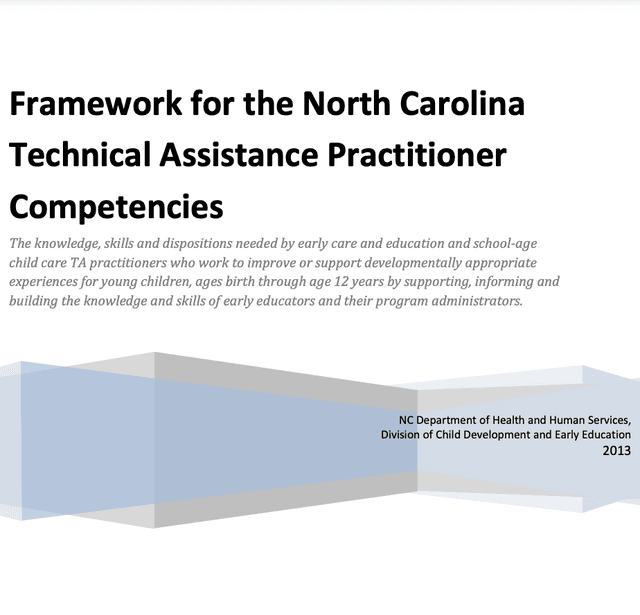 Framework for N.C. Technical Assistance Practitioner Competencies - CCR ...